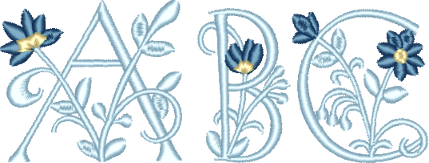 Block Fonts – Monograms Plus